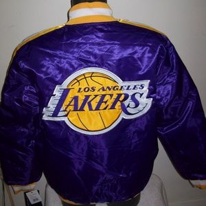 STARTER Fall 2019 | Jackets & Coats | Los Angeles Lakers Starter Snap ...